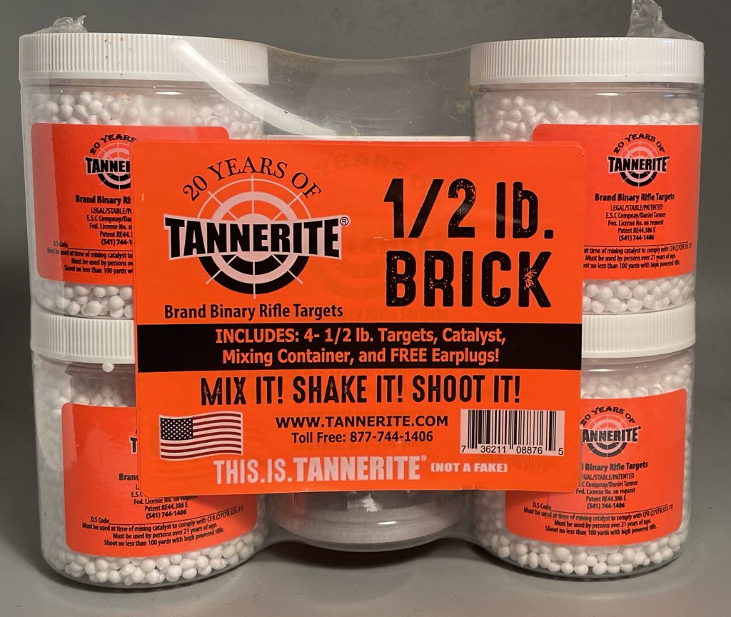 Tannerite® 1/4 pound Brick~ Single Brick Of Four 1/4 Pound Targets ...